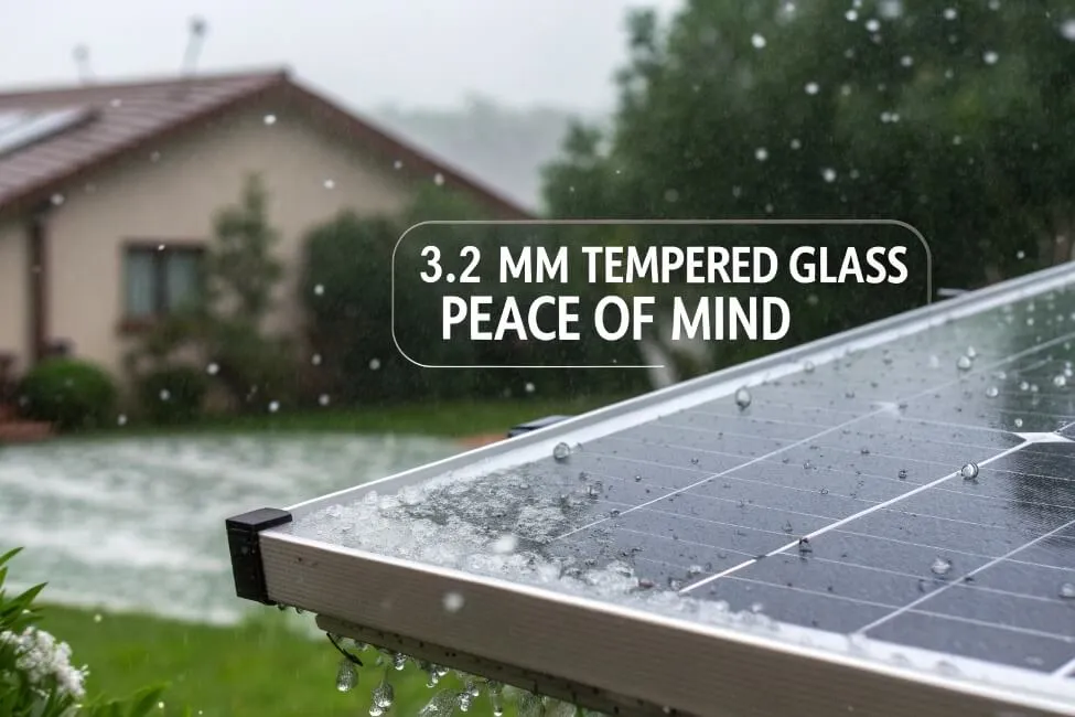 Can solar panels crack or get damaged during a hailstorm?
